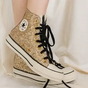 Converse All Stars | Shoes | Converse Chuck Taylor Gold Glitter Unisex ...